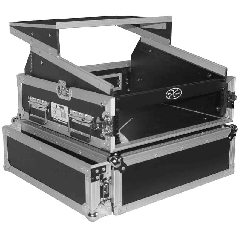 ProX T-2MRLT, 2U Rack x 10U Top Mixer DJ Combo Flight Case | Reverb
