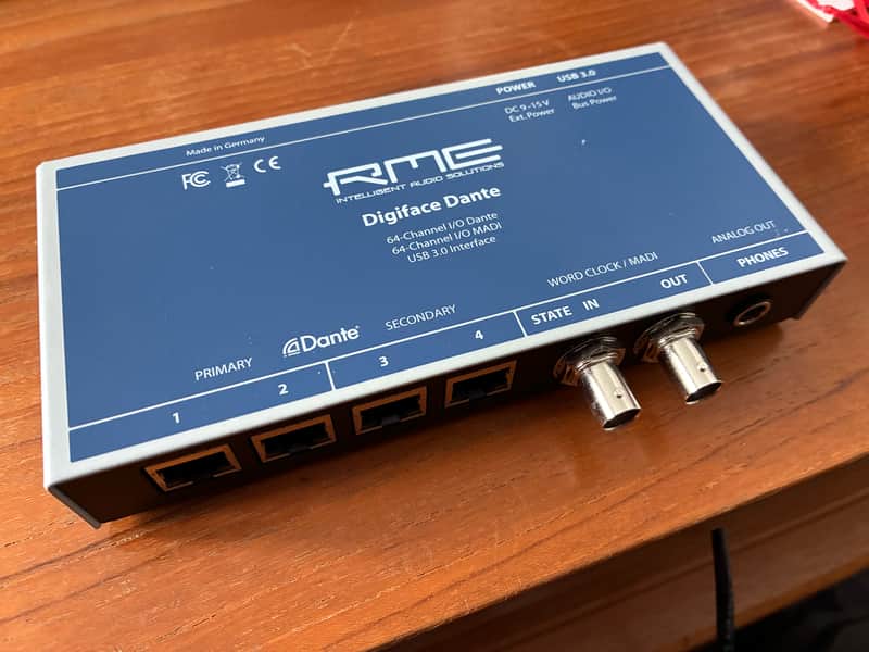 RME Digiface Dante USB Audio Interface 2024 - Blue | Reverb