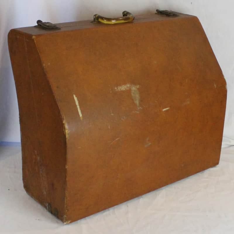 Tan Brown Italian Hard Case 21.50" x 17" x 8.50" (54.50cm x | Reverb