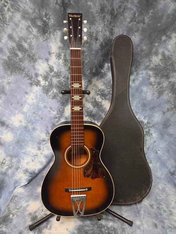 Vintage 1973 USA Harmony Stella Model 319.1221000 Parlor | Reverb