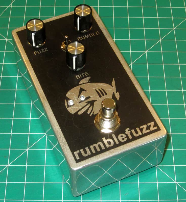JohnK Spaceman Rumblefuzz clone 2020 - Black/Silver | Reverb