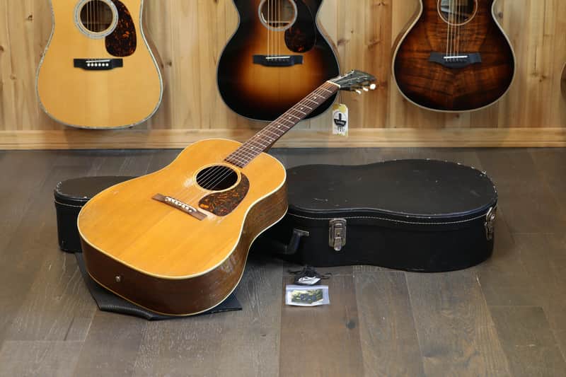 Vintage! 1940's Gibson J-50 Dreadnought Acoustic Guitar | Reverb