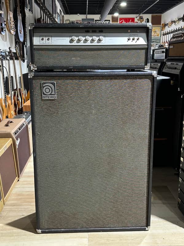 Ampeg V-4B Head & B-25B 2X15" Cabinet mid-1970's - killer | Reverb