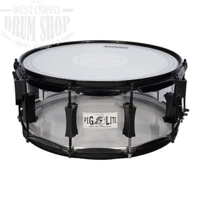 Used Pork Pie Pig Lite Snare Drum 6.5x14 w/ Black Hardware | Reverb