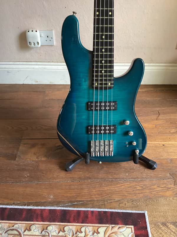 Status T Bass . - Blue/green | Reverb