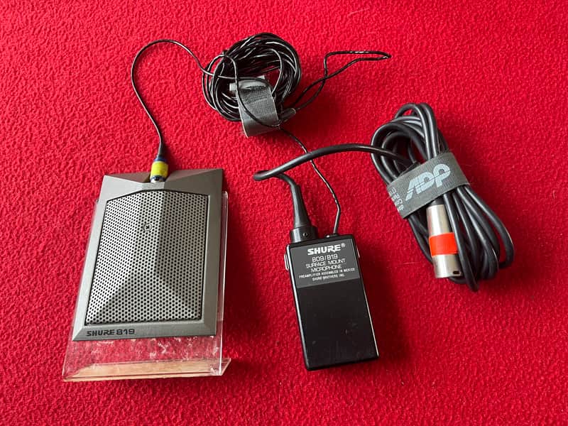 Shure 819 Boundary / Surface Mount Mic – Podcast Table, | Reverb