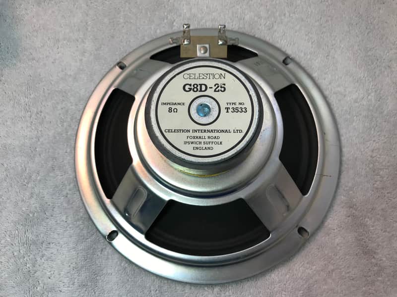 Celestion G8D-25 T3533 8-Ohm 25W 8" Speaker | Reverb