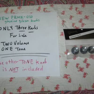 THREE new A+ genuine Gibson Knobs (Two Volume & One Tone) | Reverb