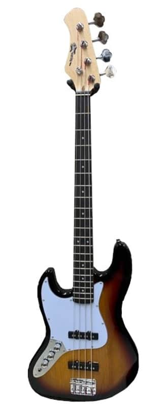 SALE - Effin EJB/SB/LH Sunburst Left Handed Jazz Style | Reverb
