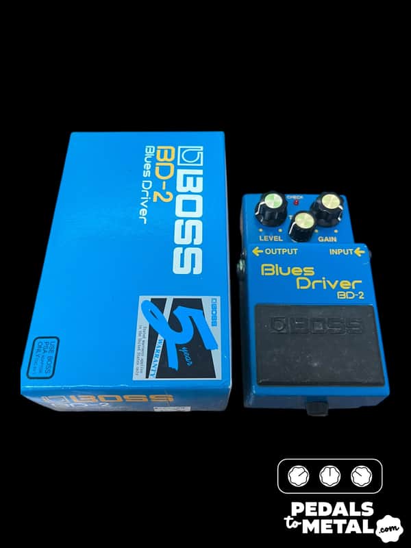 Boss BD-2 Blues Driver (Silver Label) First Year March 1995 - | Reverb