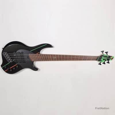 Dingwall JT3 5-String Metallic Black Bass Multi-Scale Fanned | Reverb