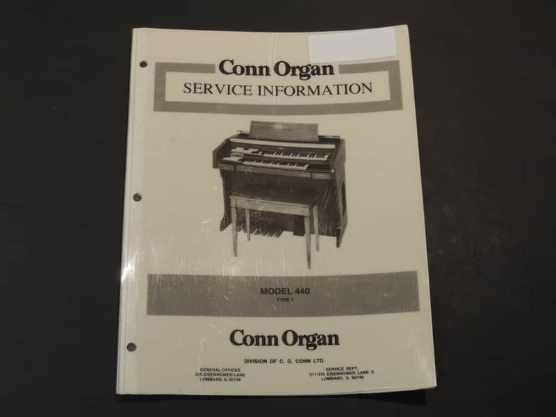 Conn Model 440 Type 1 Service Manual [Three Wave Music] | Reverb
