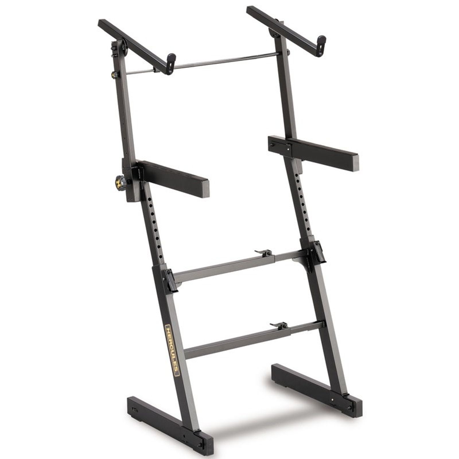 Hercules KS410B Auto Lock Double Tier Z-Style Keyboard Stand | Reverb