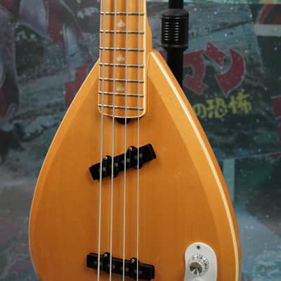 Fernandes YB-75 Teardrop 'Biwa Bass' 2000's Natural MIJ Japan | Reverb
