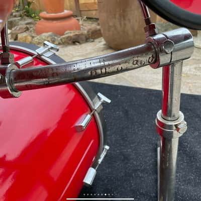 Vintage North Drums 6pc Drum Set kit-Red Finish North Drums | Reverb
