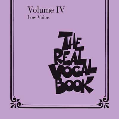 The Real Vocal Book Volume 4 - Low Voice | Reverb