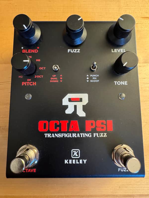 Keeley Octa Psi Transfigurating Fuzz 2024 - Black | Reverb