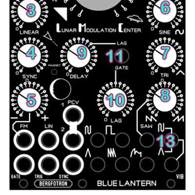 Blue Lantern Lunar Modulation Center Buchla Style Eurorack | Reverb