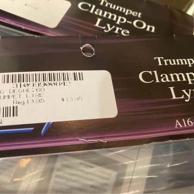 NEW OLD STOCK Dynasty by DEG Trumpet Clamp-On Lyre Flip | Reverb
