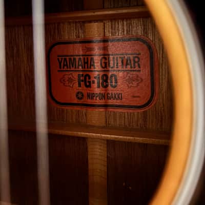 Yamaha FG-180 Jumbo Dreadnought 1969 | Reverb