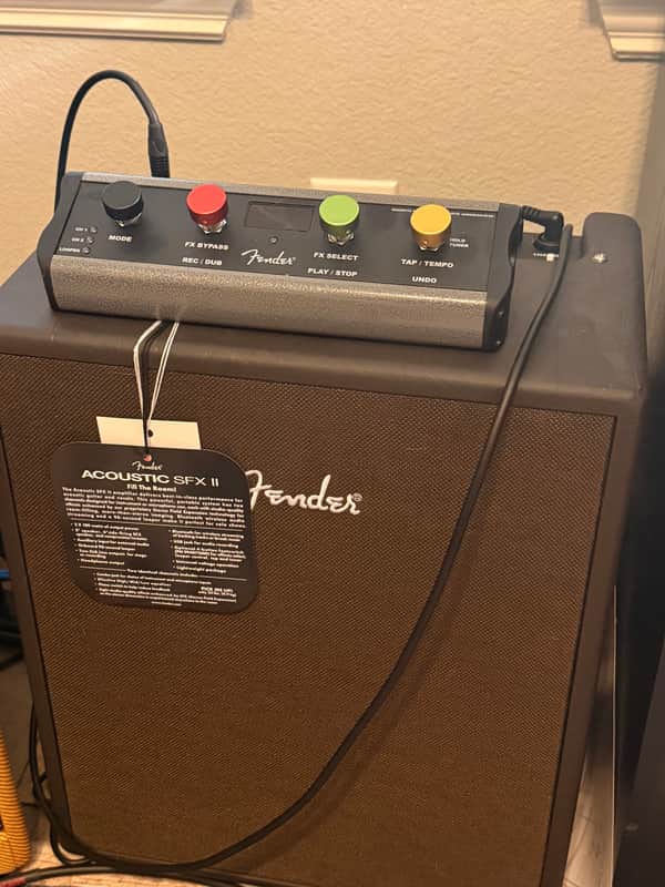 Fender Acoustic SFX II 2x8" Acoustic Guitar Combo Amp w/ | Reverb
