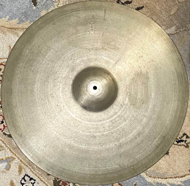 Zildjian Vintage Avedis 22” Big Stamp Ride - 1955-1963 - | Reverb