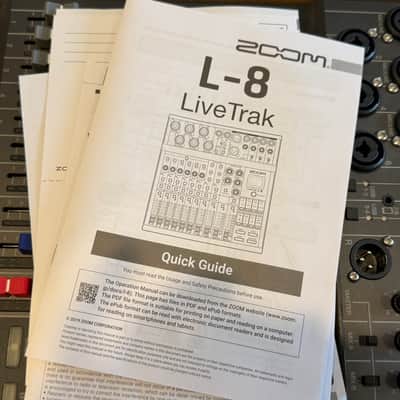Zoom LiveTrak L-8 Digital Mixer / Recorder 2010s - Grey / | Reverb