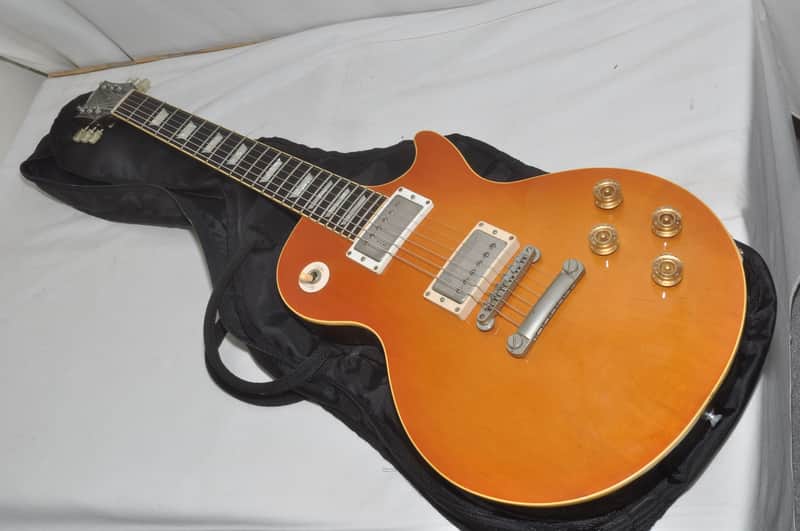 Orville Les Paul Standard Lemon Drop Electric Guitar | Reverb Canada