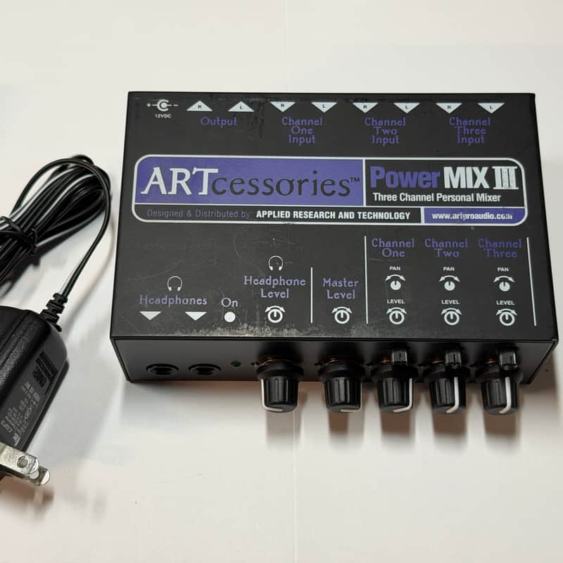 ART PowerMix III 3-Channel Personal Mixer 2012 - Present - | Reverb