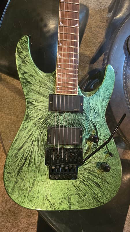 Jackson DKMG Early 2000's - Green Swirl | Reverb