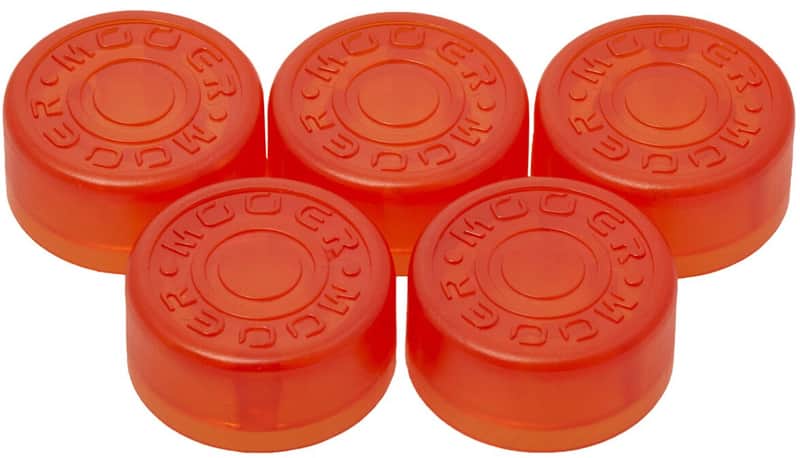 MOOER ORANGE FOOTSWITCH TOPPER,5 PCS PER BAG | Reverb