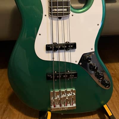 Fender American Ultra Jazz Bass Green | Reverb