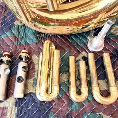 Conn 10J Tuba 1962 - Brass Lacquer | Reverb