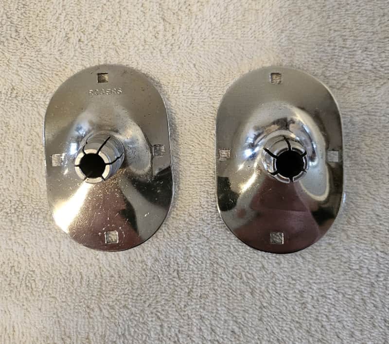 Rogers Swiv-O-Matic Bass Drum Spur Brackets 60 Degree Angle | Reverb
