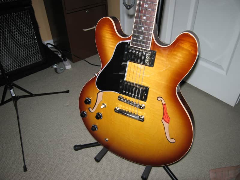 Gibson ES-335 Dot 1991 - 2014 - Figured Lightburst | Reverb