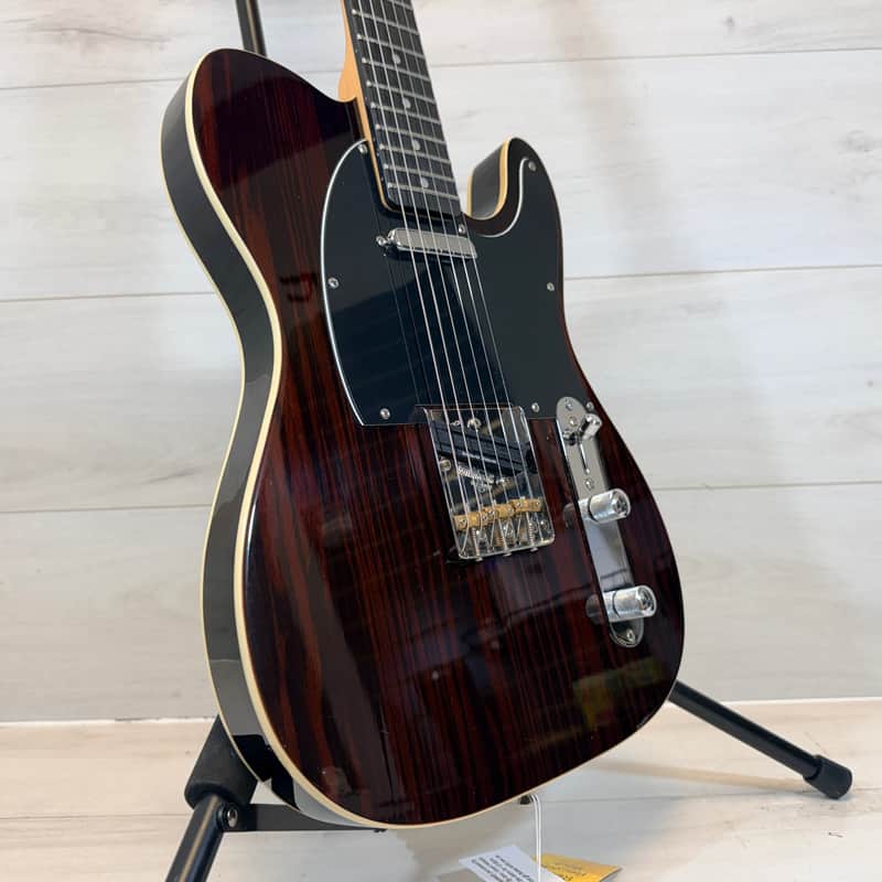 Harley Benton TE-70 Deluxe Series Ebony Wood Grain Telecaster | Reverb