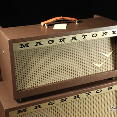 Magnatone Panoramic Stereo 12+12W Reverb/Vibrato Tube Head & | Reverb