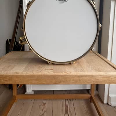 DW Collectors Brass Snare 14x5 1999 - Gold Plated | Reverb