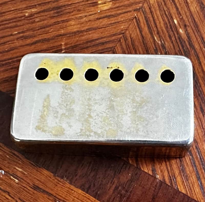 Vintage 1960's Gibson Patent Number Sticker Pickup Cover | Reverb UK