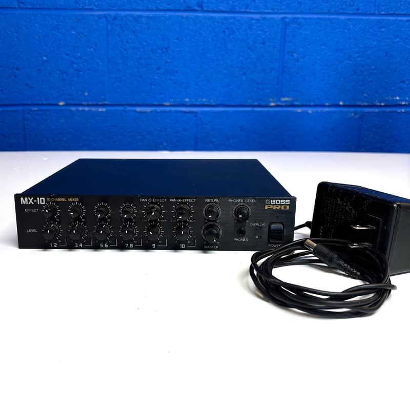 Boss Pro MX-10 10 Channel Mixer | Reverb