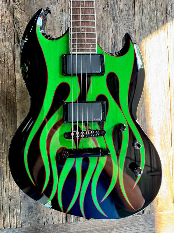 ESP JAMES HETFIELD METALLICA GRYNCH SIGNATURE GUITAR W/ | Reverb