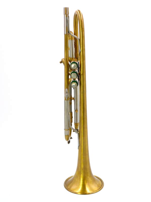 Classic 1934 Blessing Super Artist Trumpet in Brushed Raw | Reverb