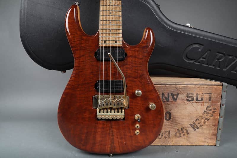 Carvin DC727C Claro Flamed Walnut Maple Neck | Reverb Australia