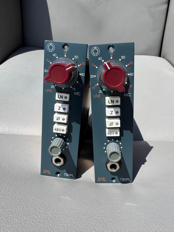 Pair (2x) BAE 1073MPL 500 Series Mic / Line Preamp | Reverb Canada