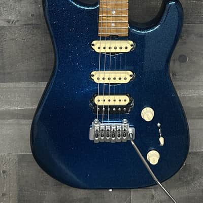 Funk guitars SS series Blue swirl Blue Sparkle 2024 | Reverb Canada