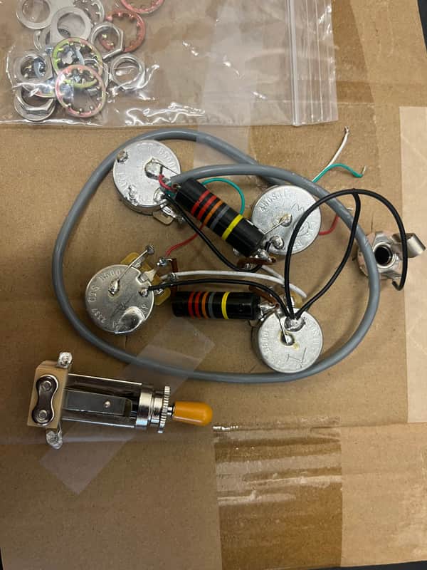 Epiphone Inspired By Gibson Wiring Bumblee Caps CTS | Reverb