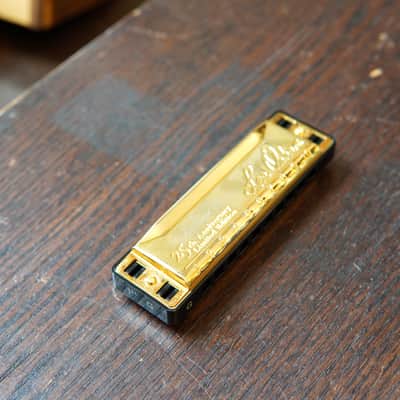 Lee Oskar Japan 25th Anniversary G Major Diatonic Gold | Reverb