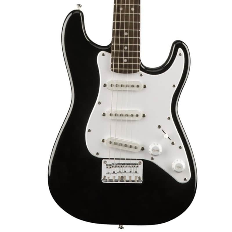 Squier Mini Strat Laurel Black Guitar: Serial No: | Reverb UK