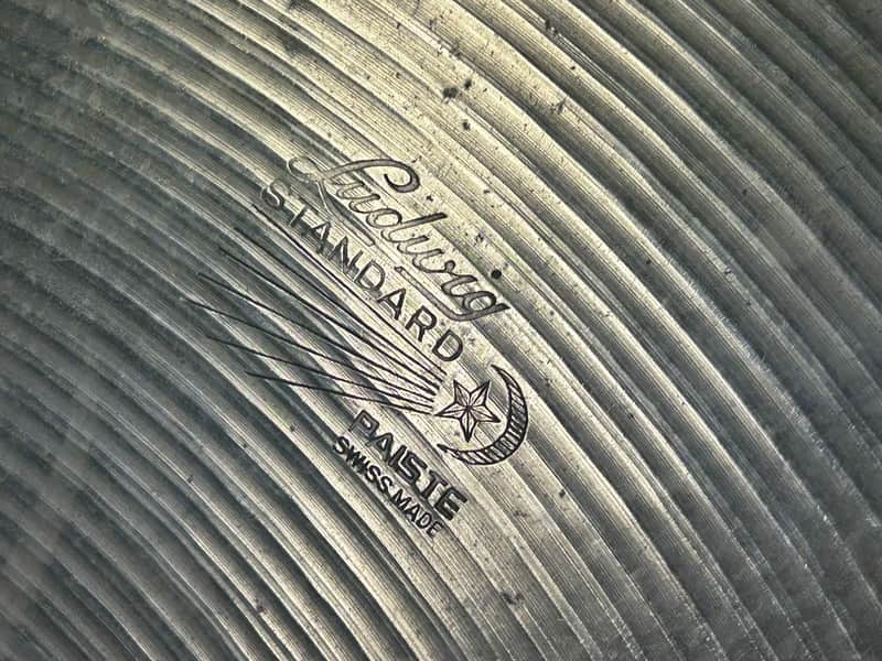Ludwig Stamp, Paiste 22” Ride 1960’s, 1966 grams | Reverb