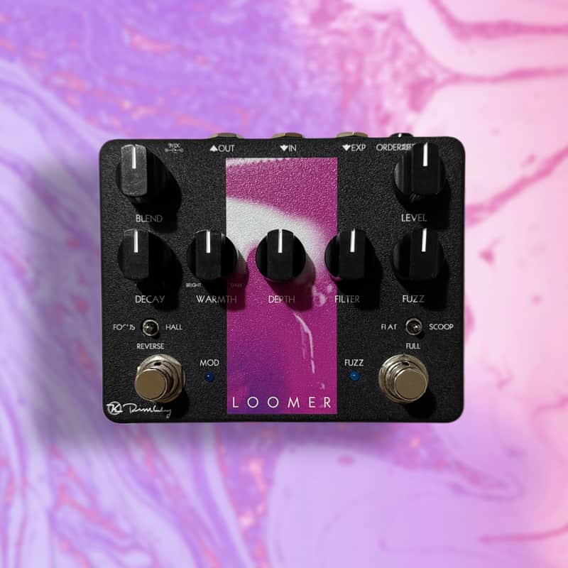 Keeley Loomer Fuzz Reverb 2016 - Present - Black/Purple | Reverb